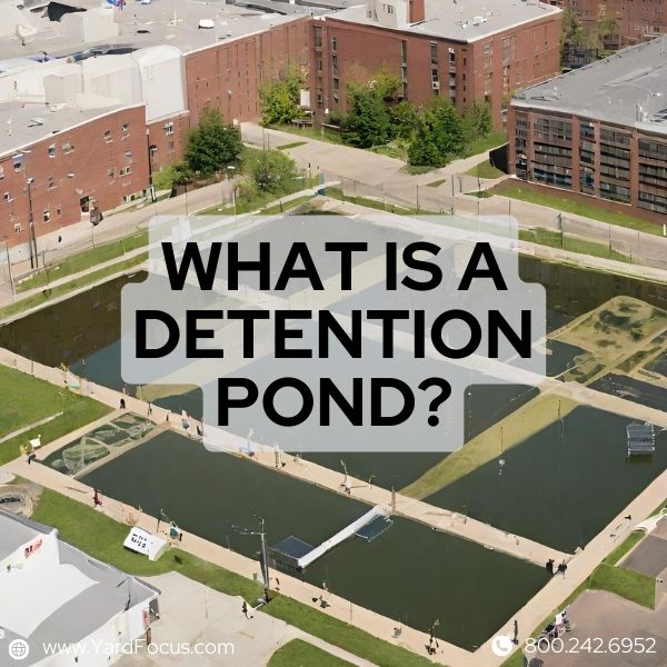 What is A Detention Pond and what is its purpose? — Yard Focus