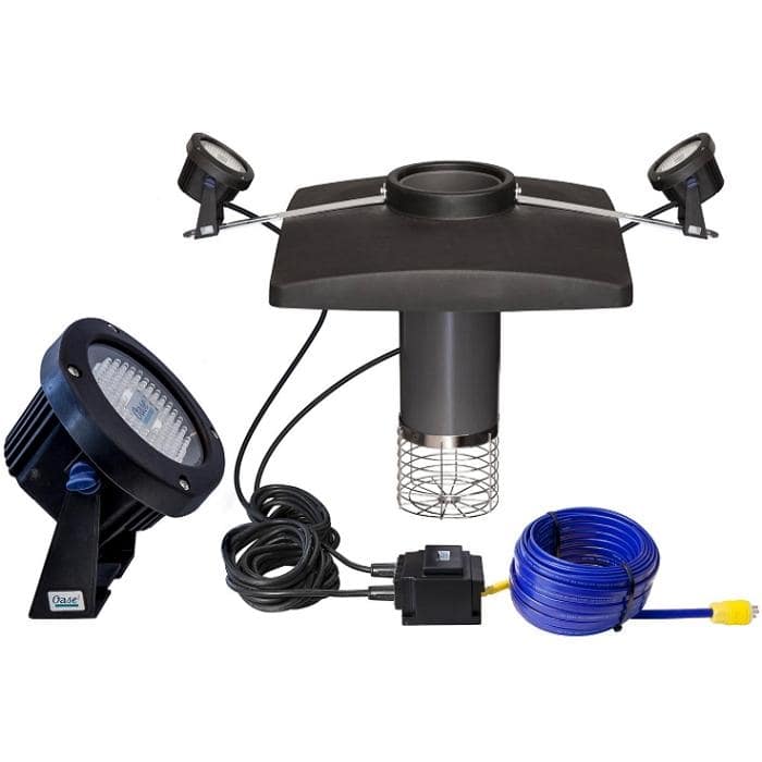 Commercial Scott Aerator Color-Changing LED Fountain Lights - Yard Focus